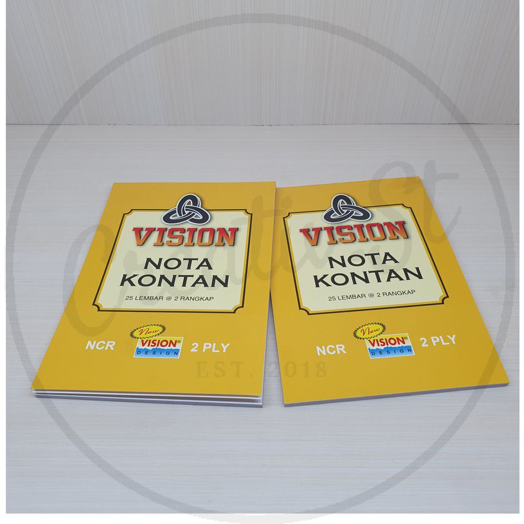 Vision Note Ncr 2ply Small A6 15cm X 10cm | Shopee Philippines