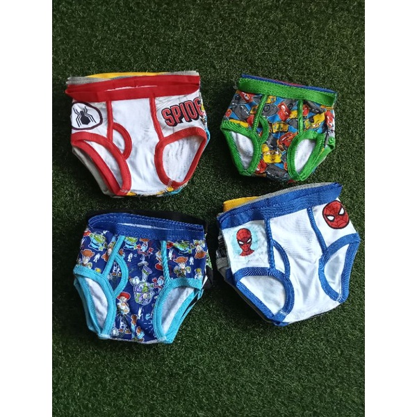 Cartoon Characters Brief for Kids (0 to 8 years old) | Shopee Philippines