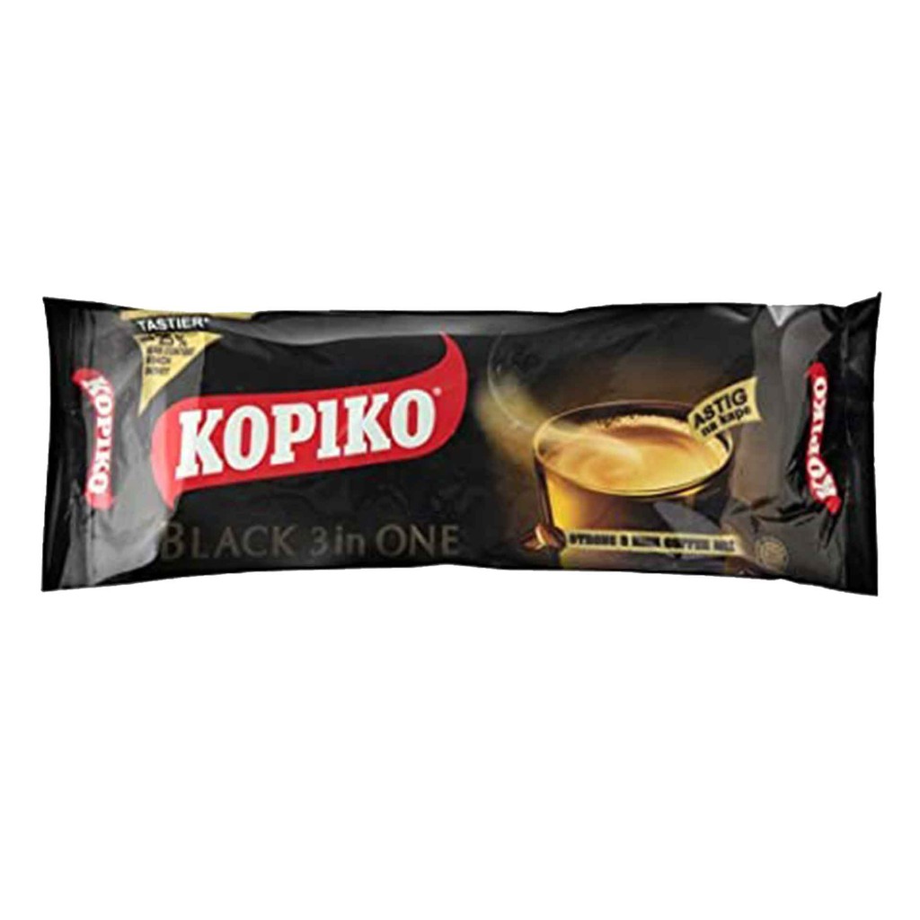 Kopiko Black 3 In 1 Coffee Pouch (30 Packs x 30G) | Shopee Philippines