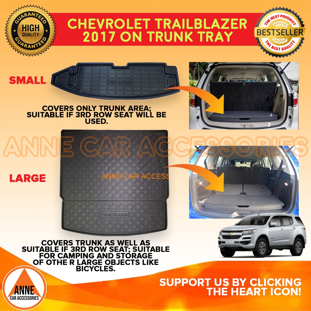 Chevrolet Trailblazer 2017 - Onwards Cargo Liner / Trunk Tray / Cargo ...