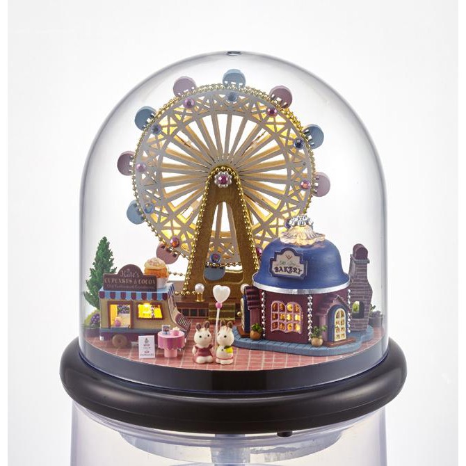 Cuteroom Miniature DIY Ferris Wheel Music Box | Shopee Philippines