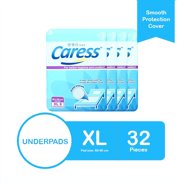 Caress Underpads XL 8s x 4 Packs | Shopee Philippines
