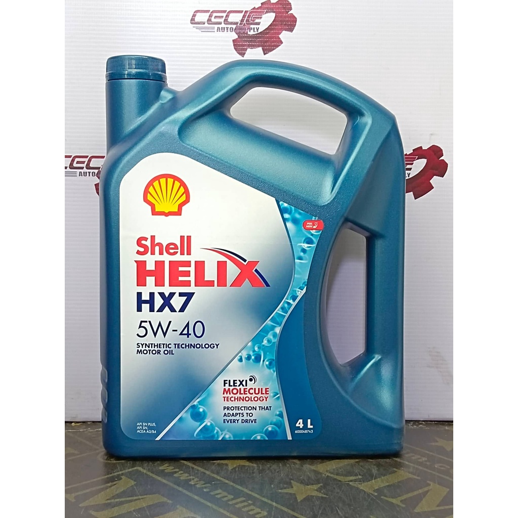 Shell Helix HX7 5W40 Synthetic Technology 4L | Shopee Philippines