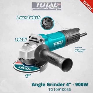 TOTAL Tools Angle Grinder 900W Hand grinder hand grinder cutting ...
