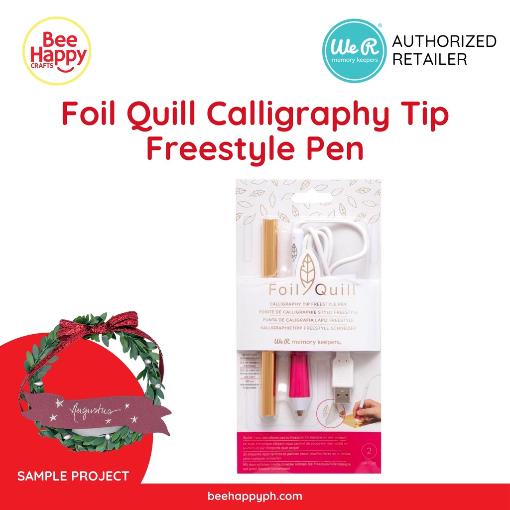 Foil Quill Calligraphy Tip Freestyle Pen – We R Memory Keepers | Shopee ...