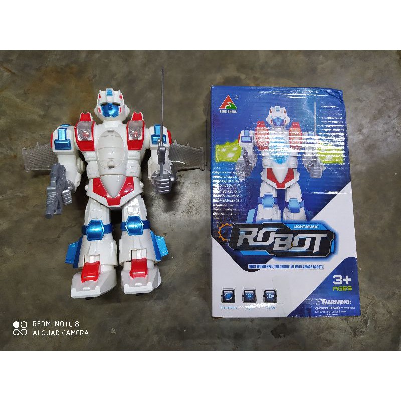 SPACE FIGHTER SPIN ROBOT | Shopee Philippines