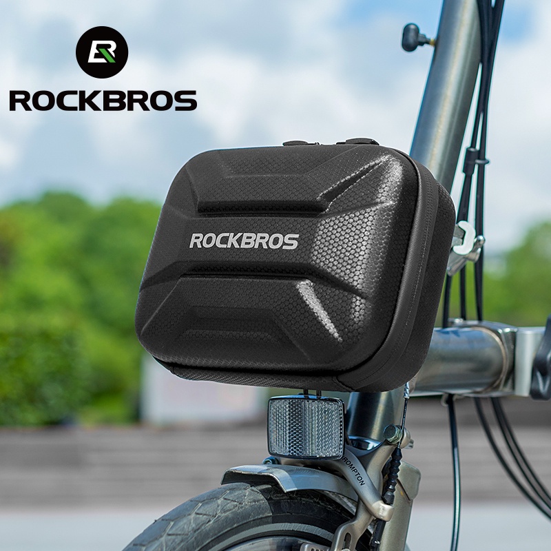 ROCKBROS Bicycle Front Bag Waterproof Hard Shell Bike Reflective ...