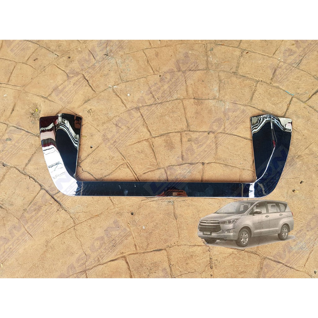 Toyota Innova 2nd Generation 2016 - 2024 License Plate Trim Chrome ...