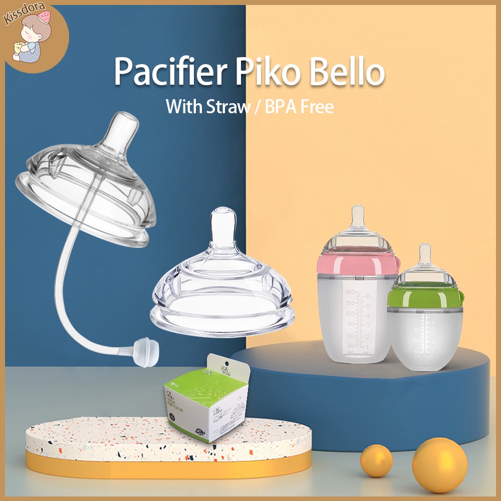 Kissdora PIKO BELLO wide neck pacifier for replacement pacifier for ...