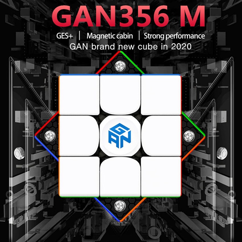 Gan 356 M / M E 3x3 Magnetic Speed Magic Cube Stickerless Gan 356M ...