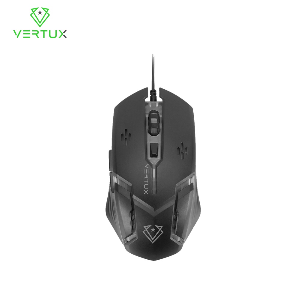 Vertux Sensei Ergonomic Optical USB Wired Computer Gaming Mouse,7 ...
