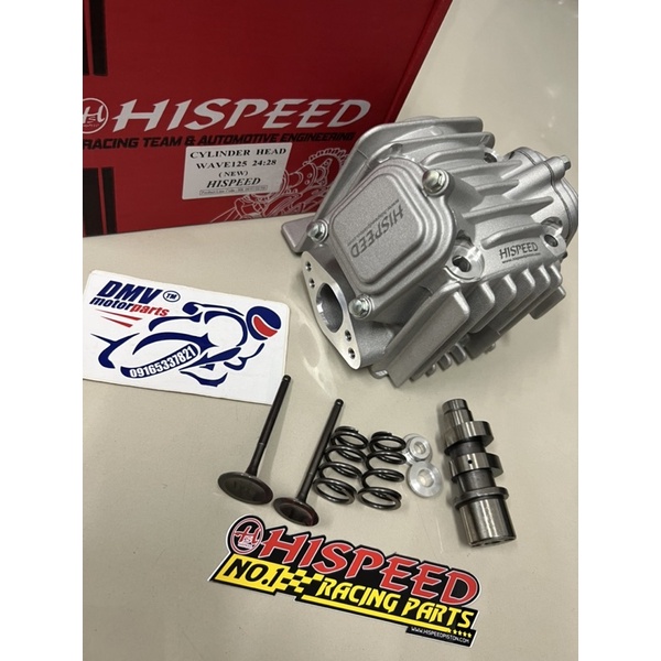 Hispeed Racing Cylinder Head 24/28 2V (New Design) for WAVE 125 | XRM ...