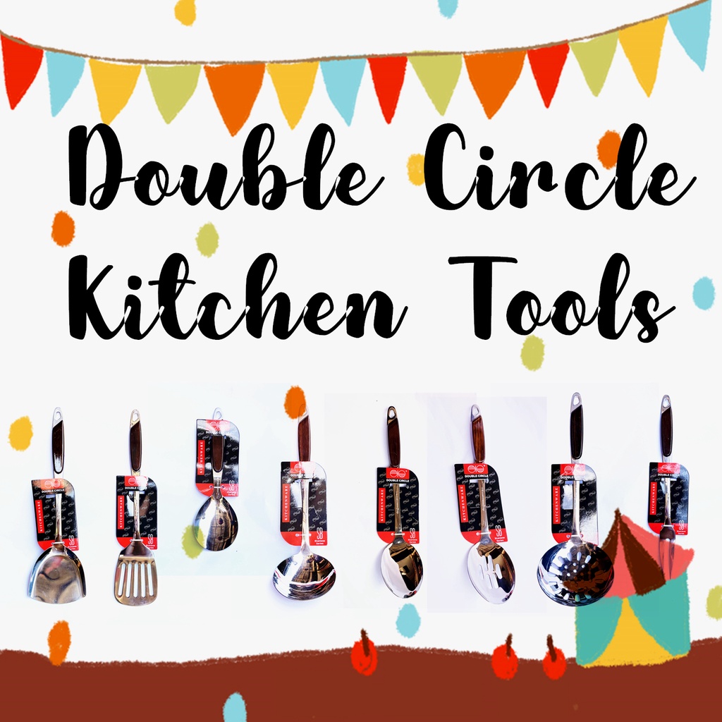 Kitchen Tools - Stainless Turner, Slotted Turner, Soup Ladle, Skimmer ...