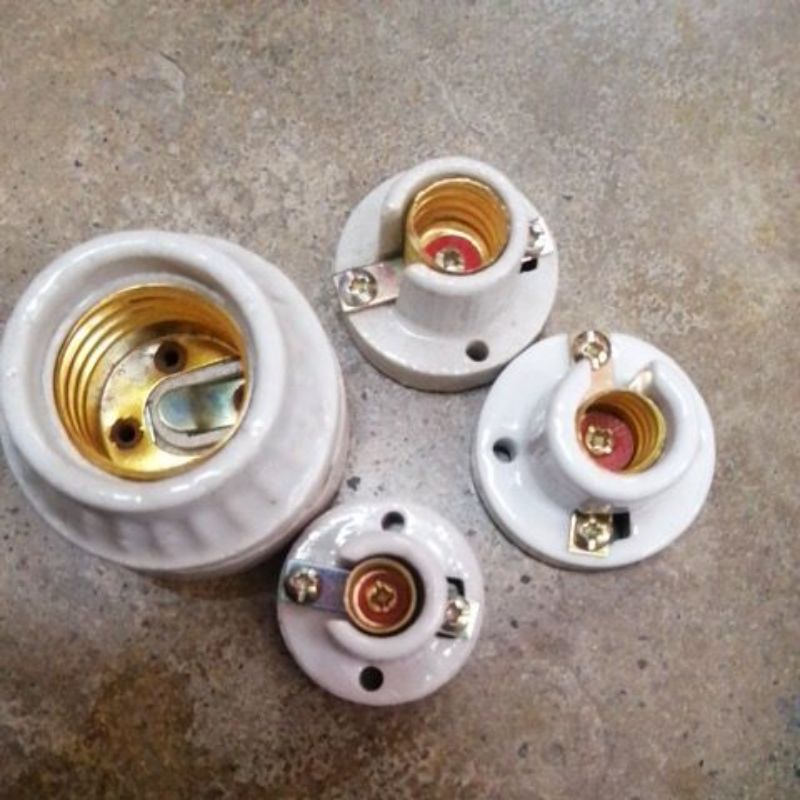 ceramic receptacle E27, E14, E12, E10 available! | Shopee Philippines