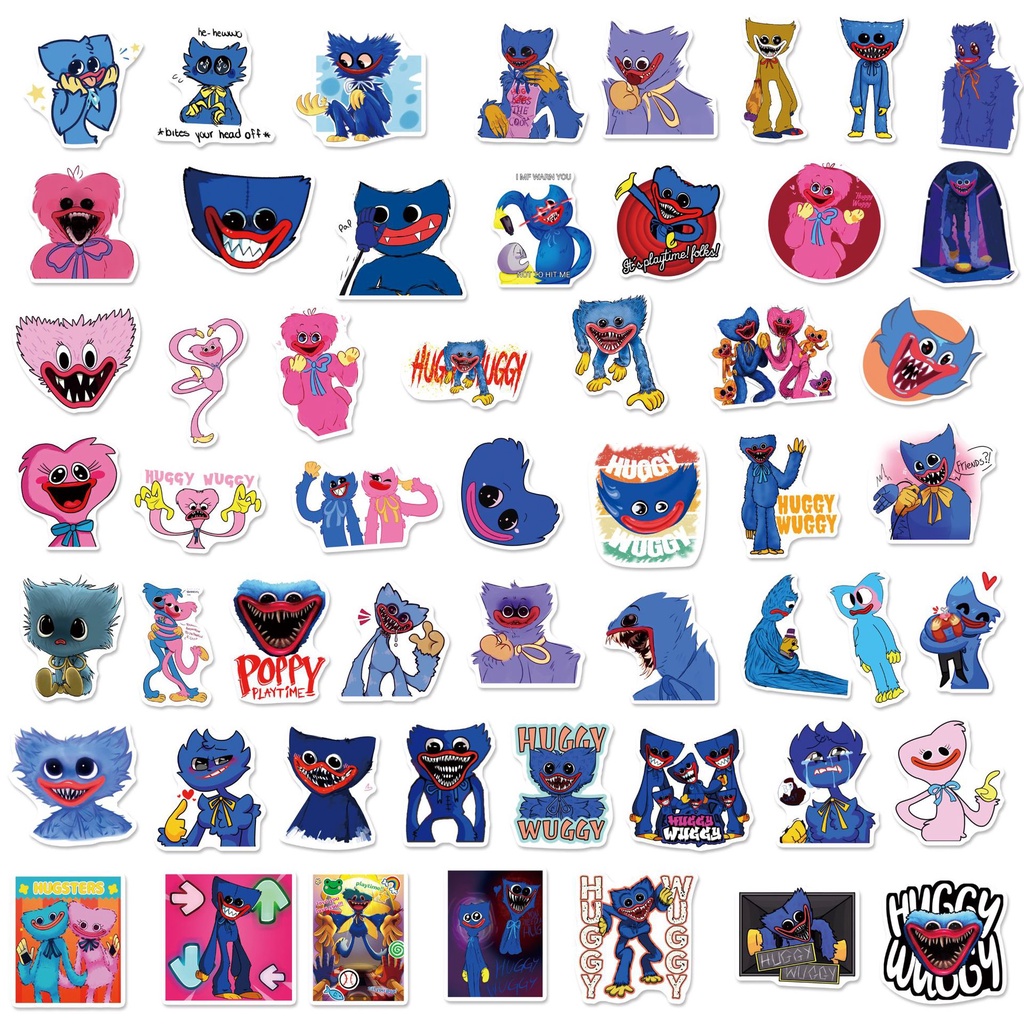 Washi Stickers Poppy Playtime Cartoon DIY Diary Planner Notebook ...