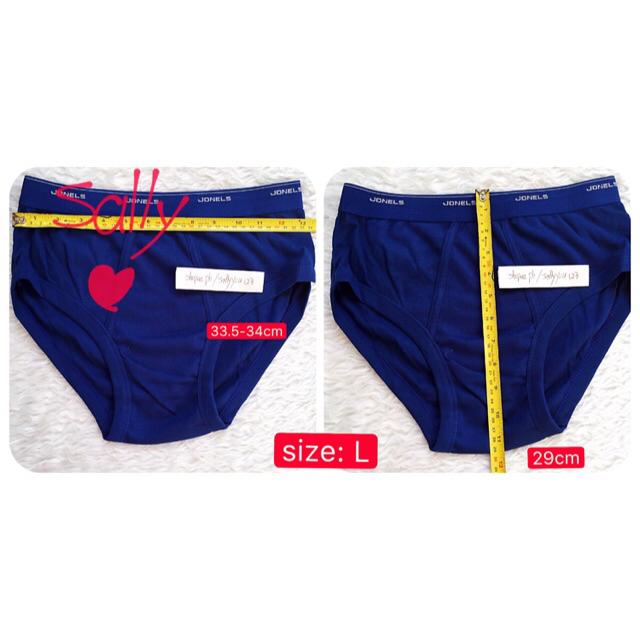 JONEL’S Men’s Cotton Stretchable Comfortable Underwear Brief - 6 pcs ...