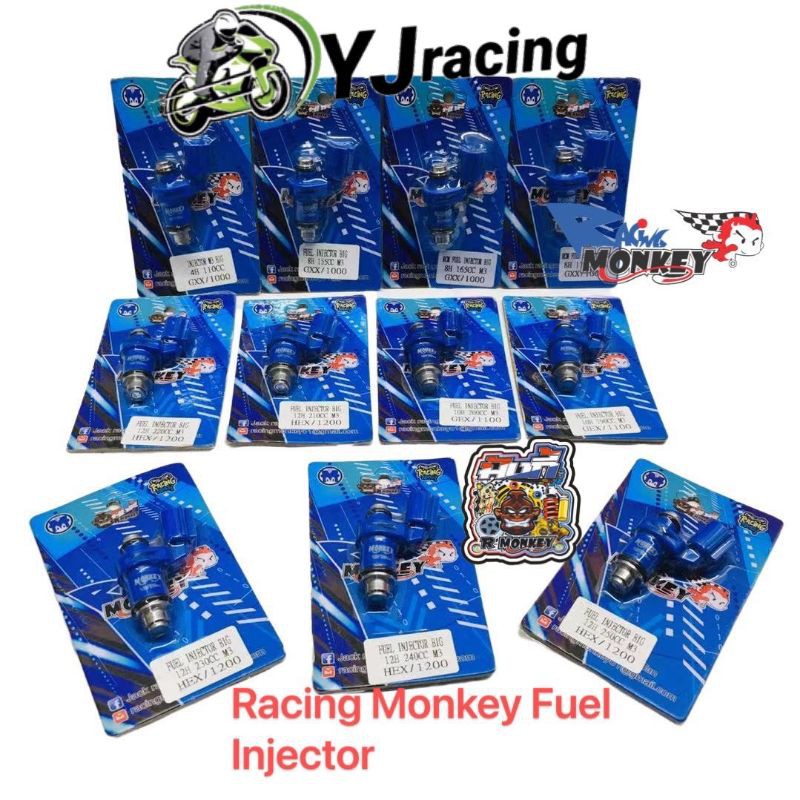 Racing Monkey Fuel Injector Big 12Holes 210CC-250cc For Mio I 125/M3/N ...