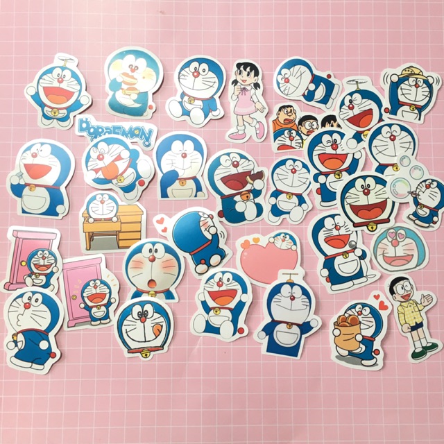 Embossed Sticker | Doraemon Pack | Shopee Philippines