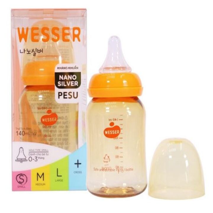New MODEL PESU PREMIUM NARROW NECK WESSER MILK BOTTLE 140ML | Shopee ...