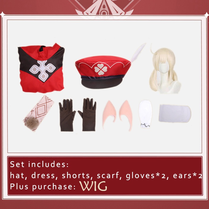 COD Game Genshin Impact Cosplay Costume Klee Cosplay Costume Full Set ...