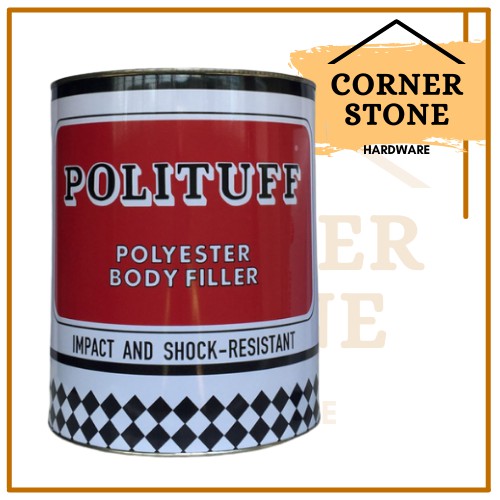 POLITUFF with hardener QUART SIZE/1 Liters- GALLON/ 4 Liters | Shopee ...