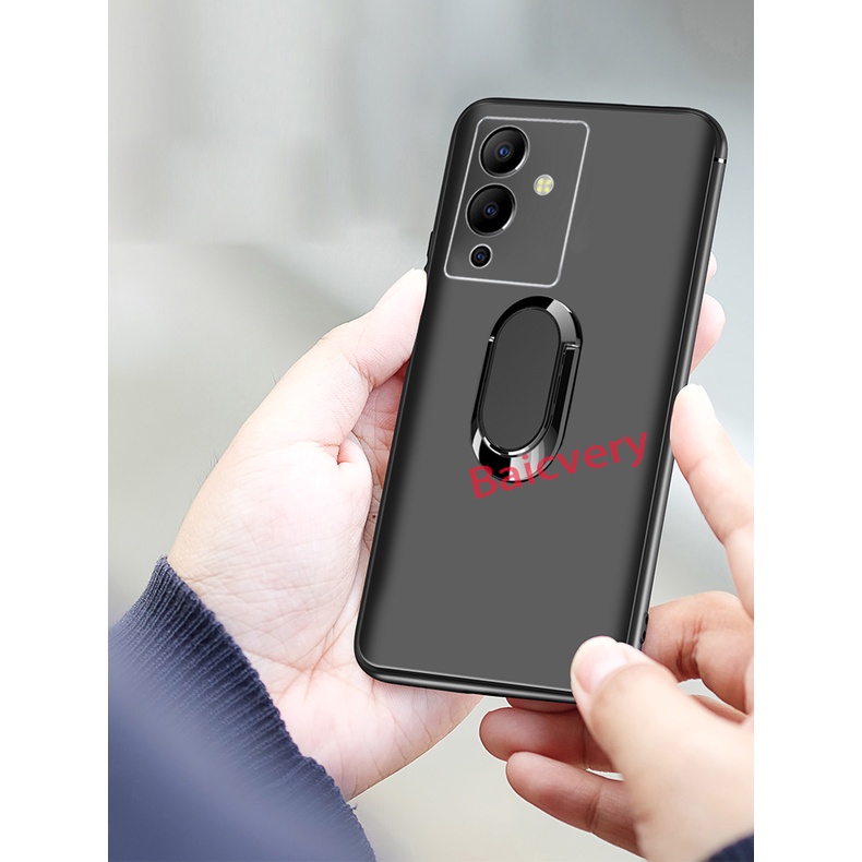 infinix NOTE 12 Pro 5G Case Soft Matte Magnetic Magnet Car Finger Ring ...