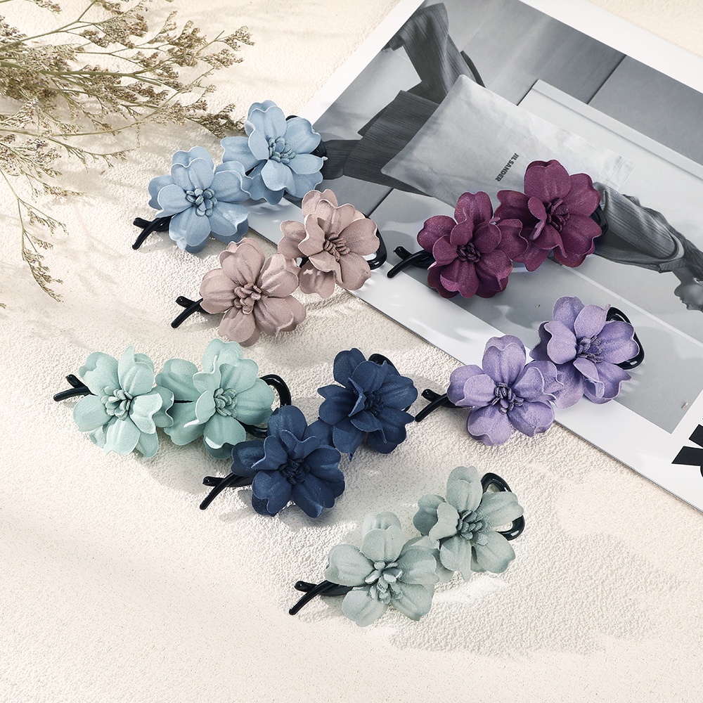Haimeikang Korean Hair Accessories Flower Twist Clip Eight Character ...