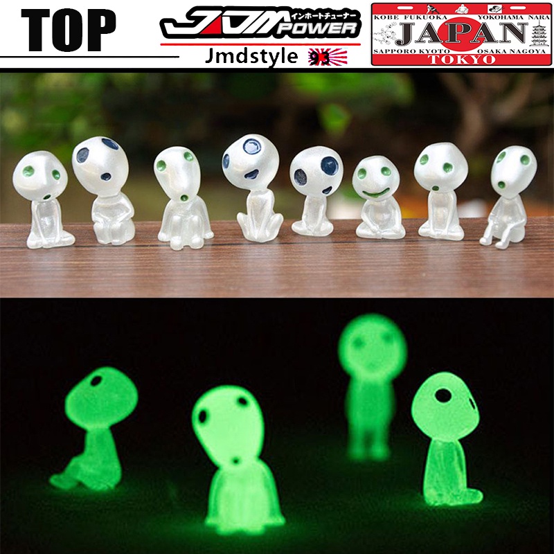 Miyazaki Luminous Princess Mononoke Action Figures Cartoon Kids Toy ...