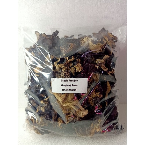 Dried Black FungusMushroom(tenga ng daga)250g | Shopee Philippines