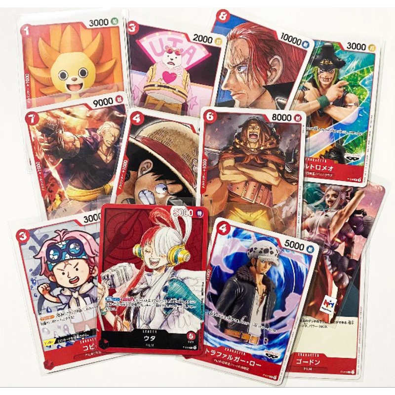 One Piece Film Red Tutorial Deck Movie Limited: Uta Shanks Luffy Sunny ...