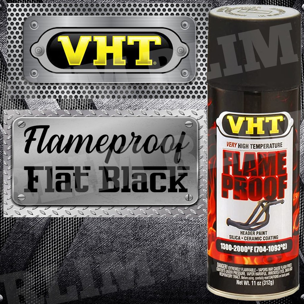 VHT Flameproof FLAT BLACK Spray Paint Spraypaint | Shopee Philippines