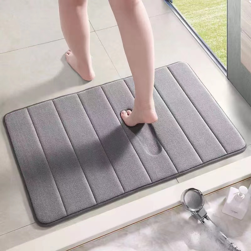 Memory Foam Absorbent Soft Mat Bath Bathroom Bedroom Floor Shower Rug ...