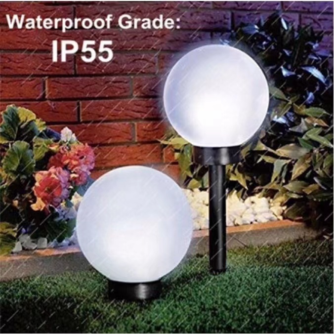 1/2Pcs Solar Light LED Ground Light Round Ball Waterproof Garden ...