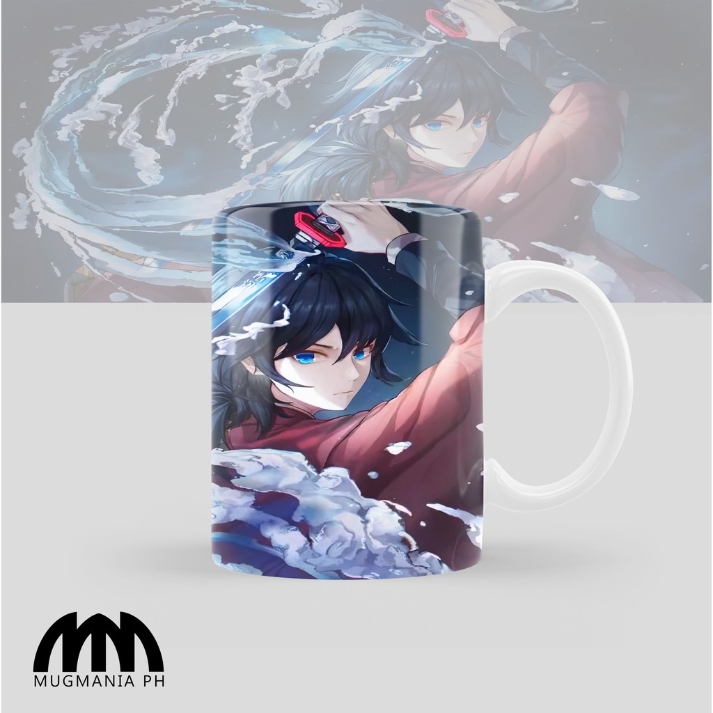 Anime Mugs - Mugmaniaph - Demon Slayer - Giyuu Tomioka Mugs 11oz ...