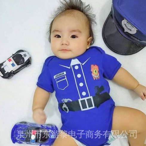 Police Baby Onesie Unisex New Born Baby Clothes | Shopee Philippines
