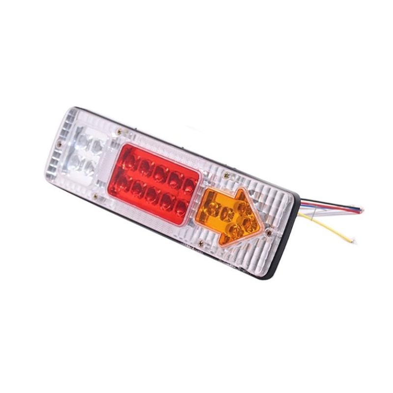 2pc 12V 24V LED Car Truck Lorry Brake Light Stop Turn Rear Tail Trailer ...