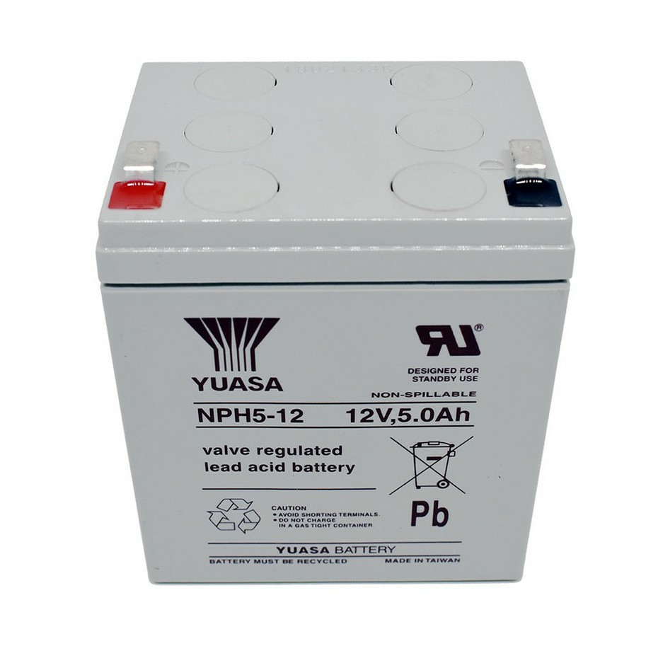 Yuasa 12V 4.5Ah NPH5-12 12V 5Ah 20hr NP5-12 Sealed Lead Acid Valve ...