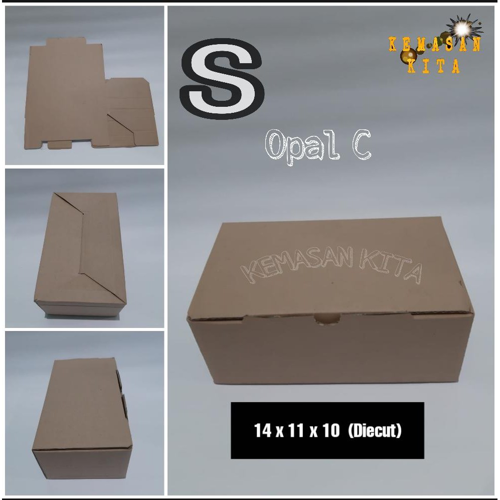 Cardboard Shoe BOX "OPAL C" Type S Size 14x11x10 CM | Shopee Philippines