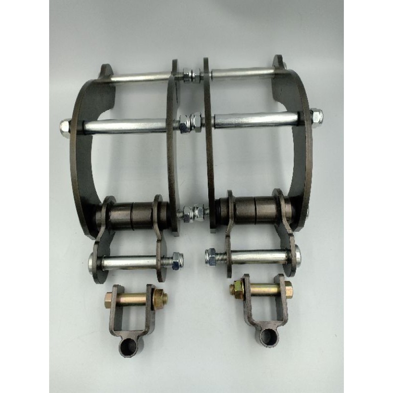 2" Rear Lift Isuzu OLD DMAX Comfort Shackles & Rear Shock Extensions ...