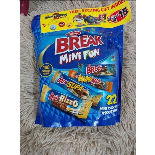 Tiffany Break Mini Fun, Crunchy Wafer Fingers in Creamy Milk Chocolate ...