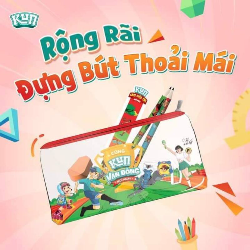 Kun PEN BAG comes with pencil, ruler, kun milk collection | Shopee ...