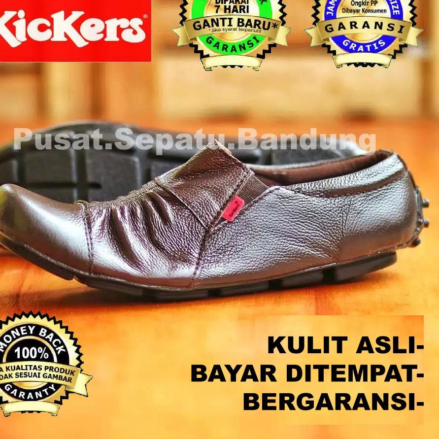 HITAM Men's Office Shoes Kickers Loafers Formal Work Party Service ...