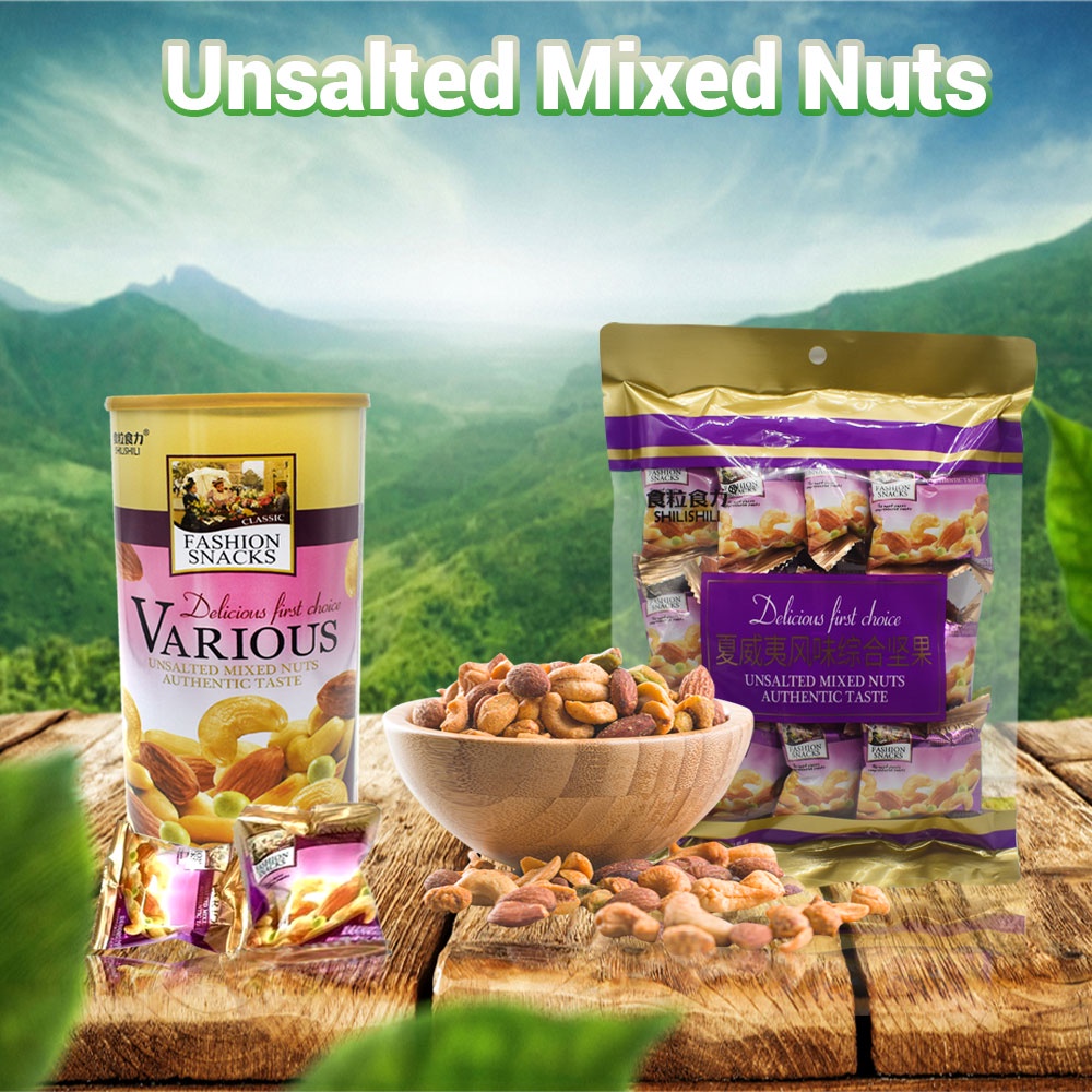 ATMsavers Fashion Snacks Delicious First Choice Unsalted Mixed Nuts ...