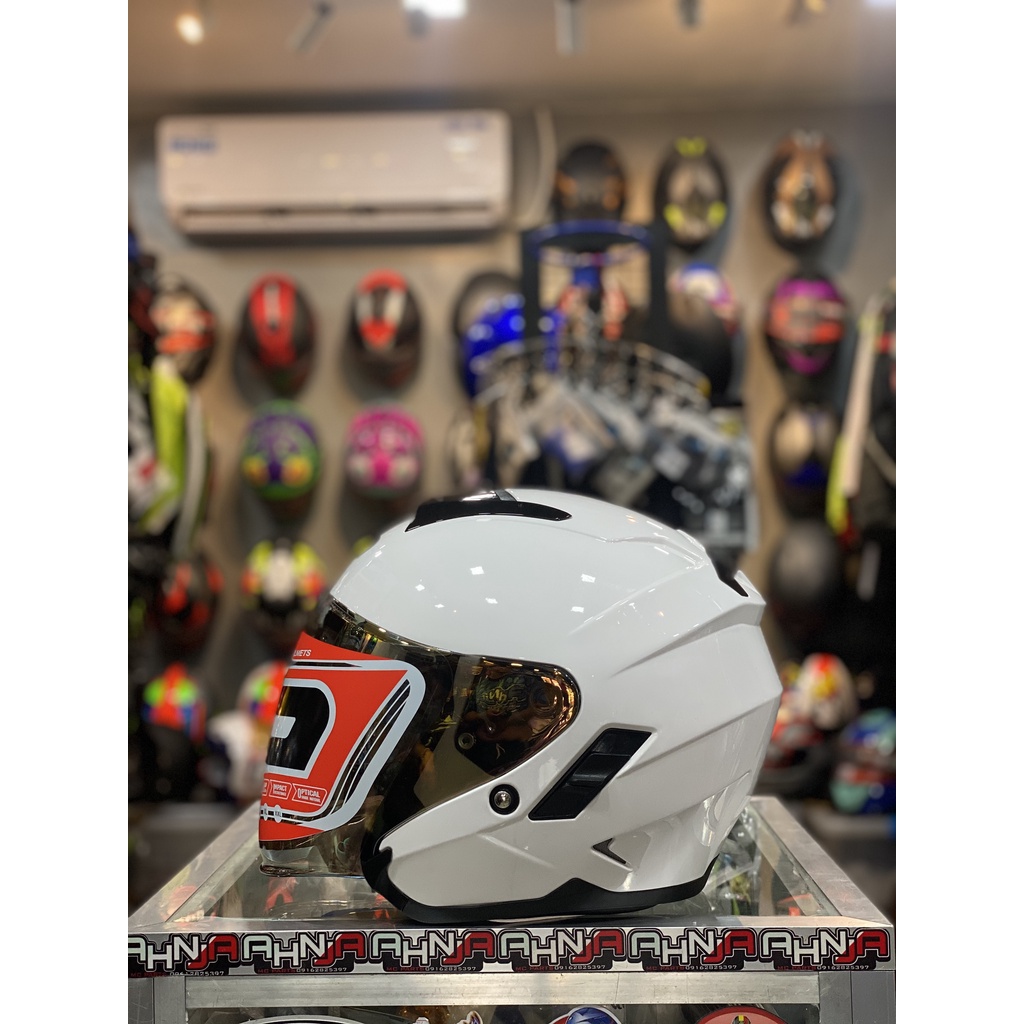ID VENOM HALF FACE HELMET PLAIN COLORS | Shopee Philippines