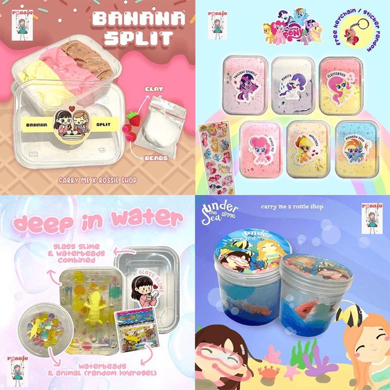 Slime Carry MexRossie Bagus/Slime Tofu/Slime Clear/Good Slime Many ...