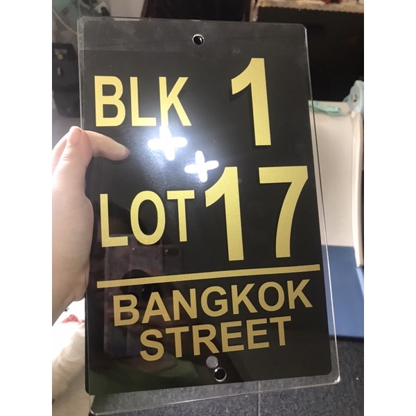 Address Plate/House Plate | Shopee Philippines