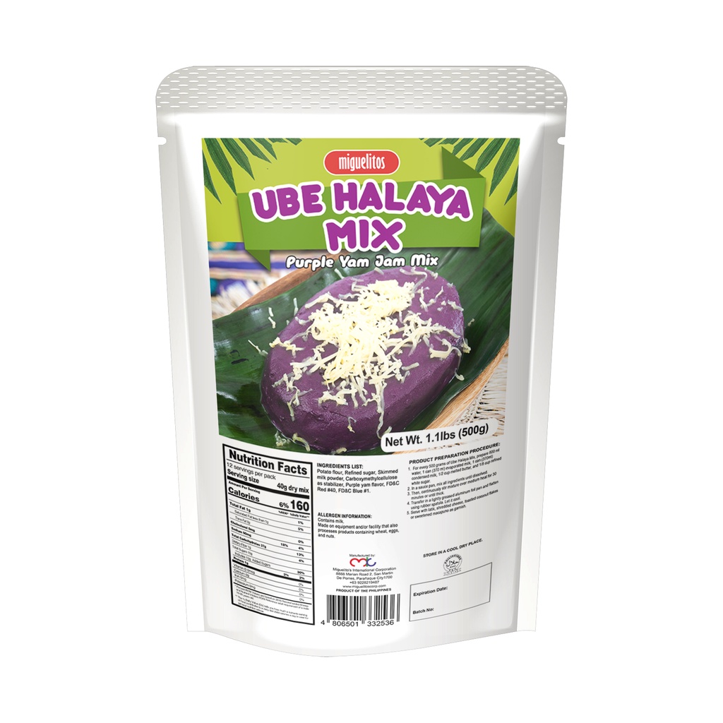 Ube Halaya mix or Purple yam 500 grams (AlJer Foods Enterprise ...