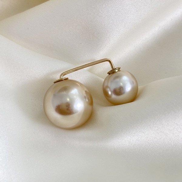 1Pcs Brooch Pearl Looper Fashion Double-Headed Waist Pin Pants Buckle ...