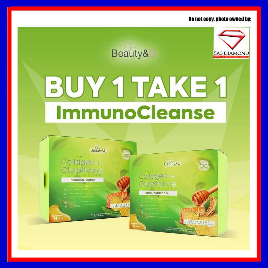 BUY 1 TAKE 1 Immuno Cleanse Premium Collagen + Glutathione -honey mansi ...