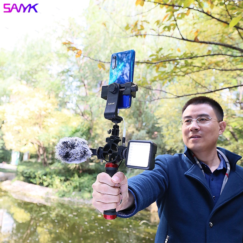 SANYK Video Vlog Mobile Phone Stabilizer Handheld Anti-shake Bracket ...